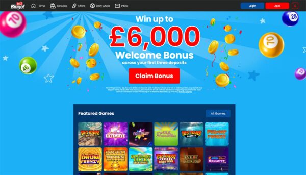 Daily Record Bingo 2026 - Win up to £6,000 Welcome Bonus